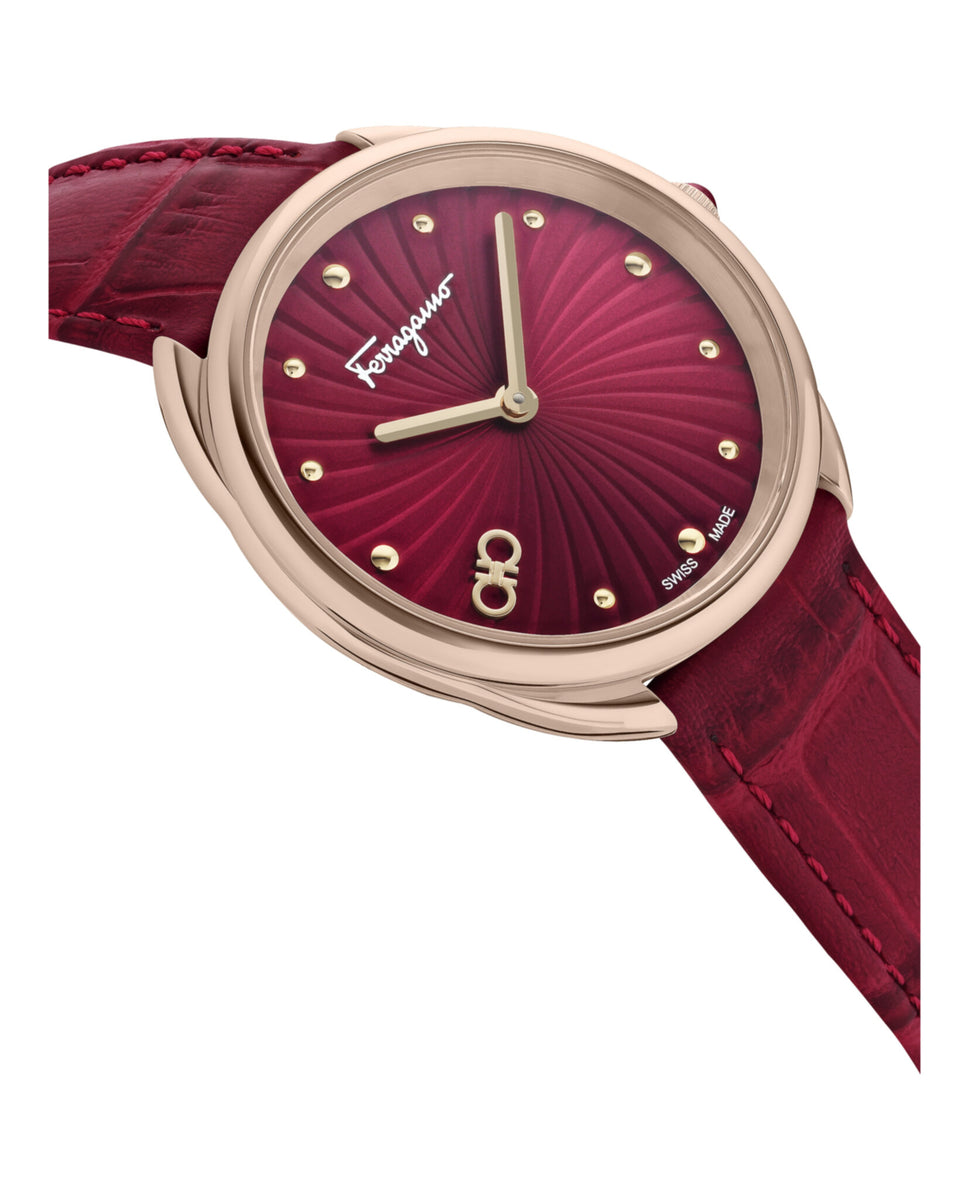 Ferragamo Womens Cuir Watches Direct Luxury